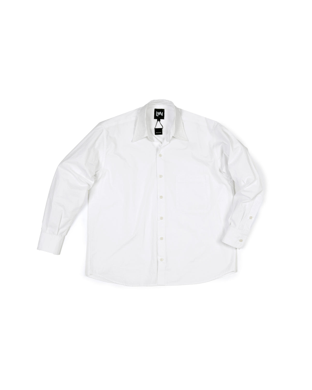 Ash Shirt - Crisp White Pleat - Poplin – LWN