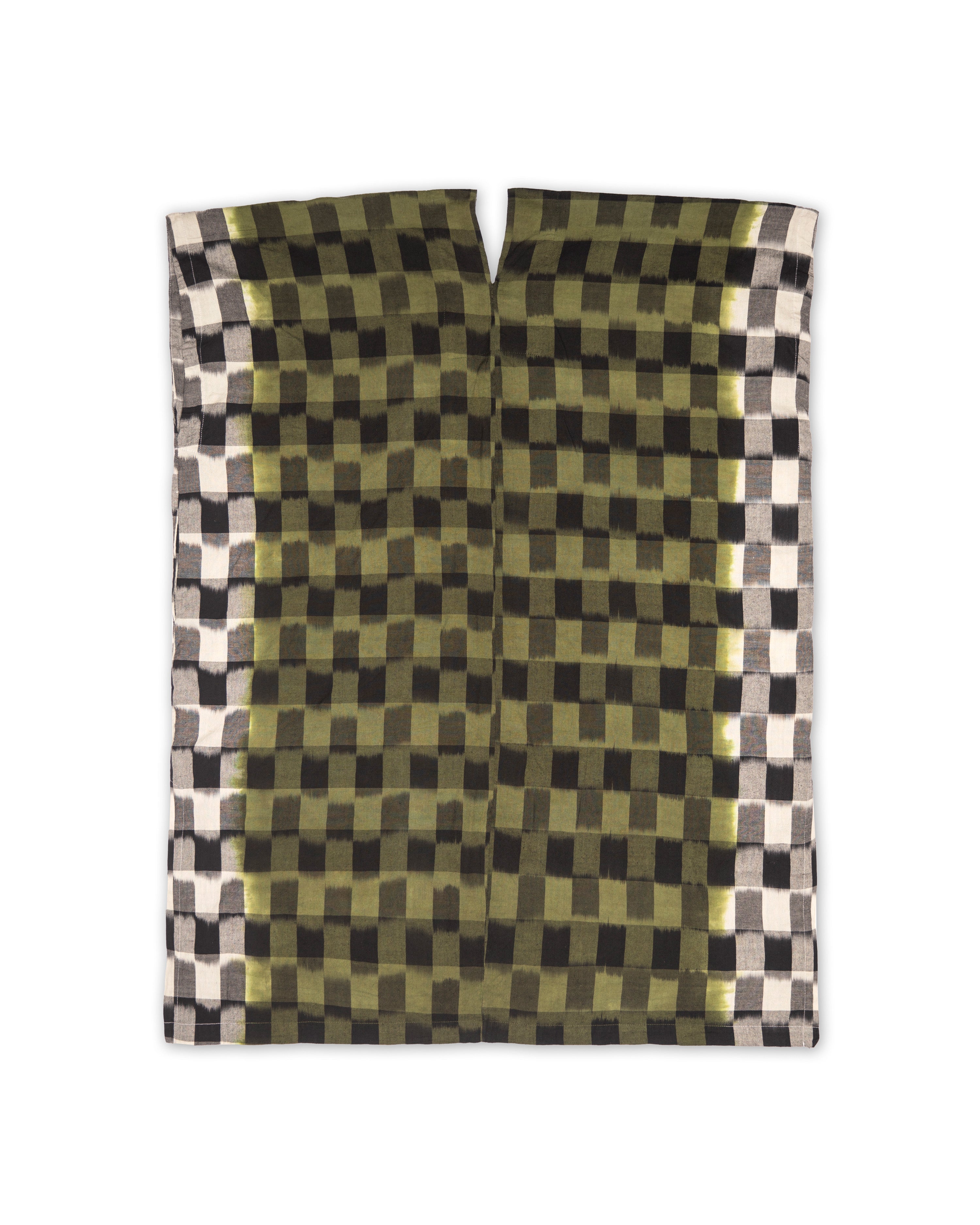 Sello Caftan - Army Dip Dye - Ikat Check – LWN